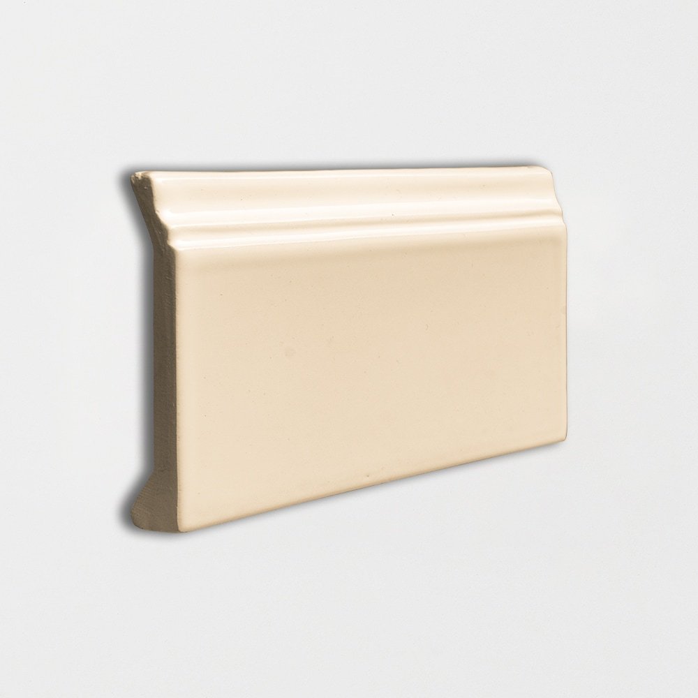 Honey Glossy Base Trim Ceramic Molding | Ceramic Tile Trim
