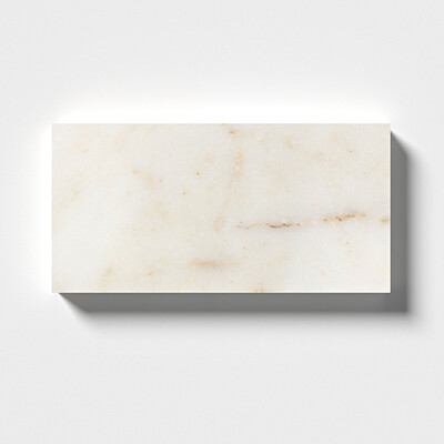 Avalon Polished Marble Tile | 2 3/4x5 1/2x3/8 | White Marble