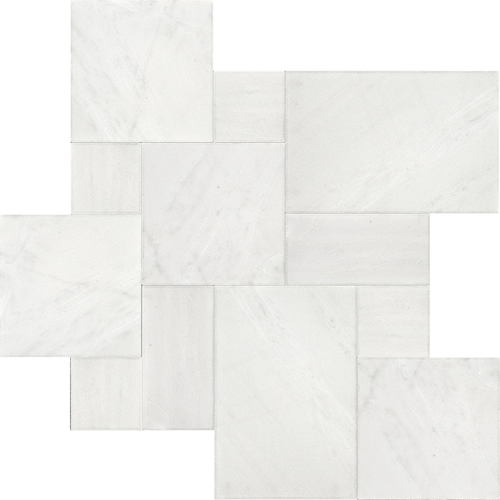Fantasy White Cottage Arietta Marble Tiles Versailles Pattern