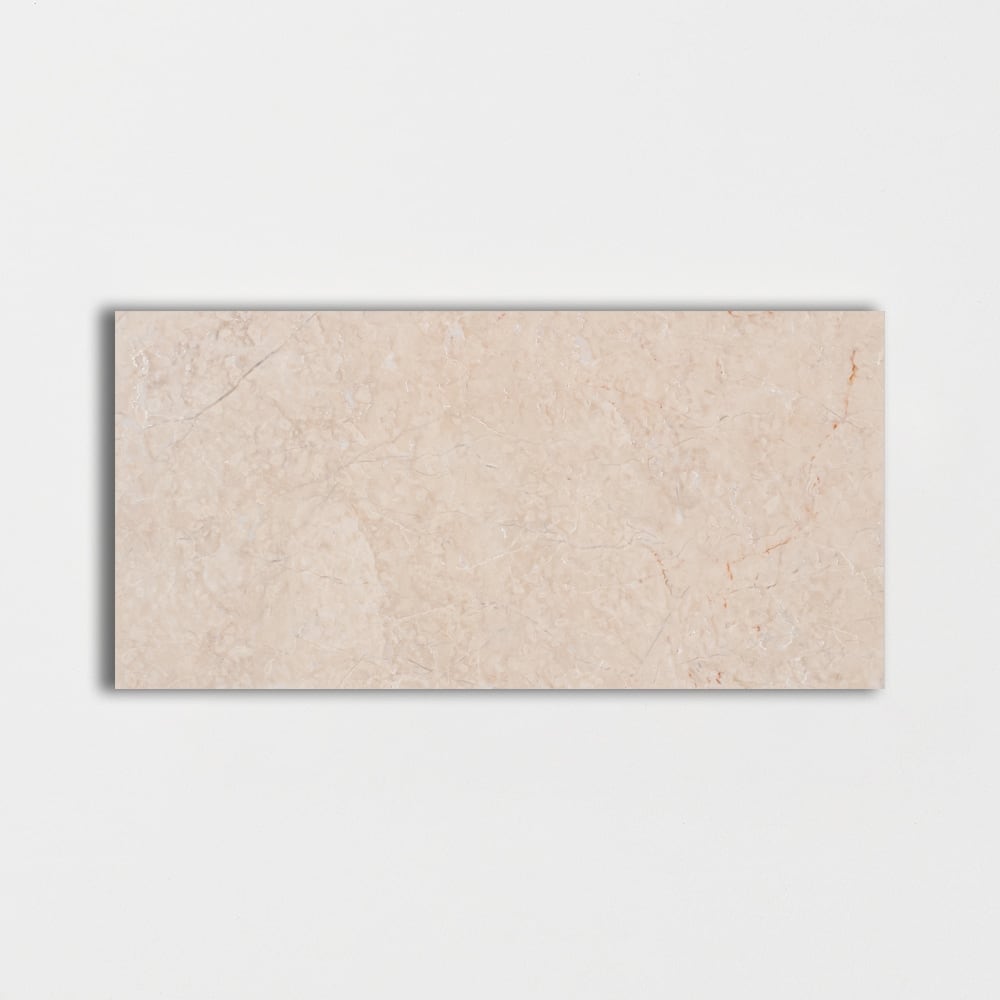 Azulejo de mármol Crema Perla pulido | 8×16 | Mármol beige
