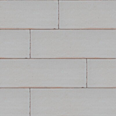Gardenia Glossy Ceramic Tile | 4x8x5/8 | White Ceramic