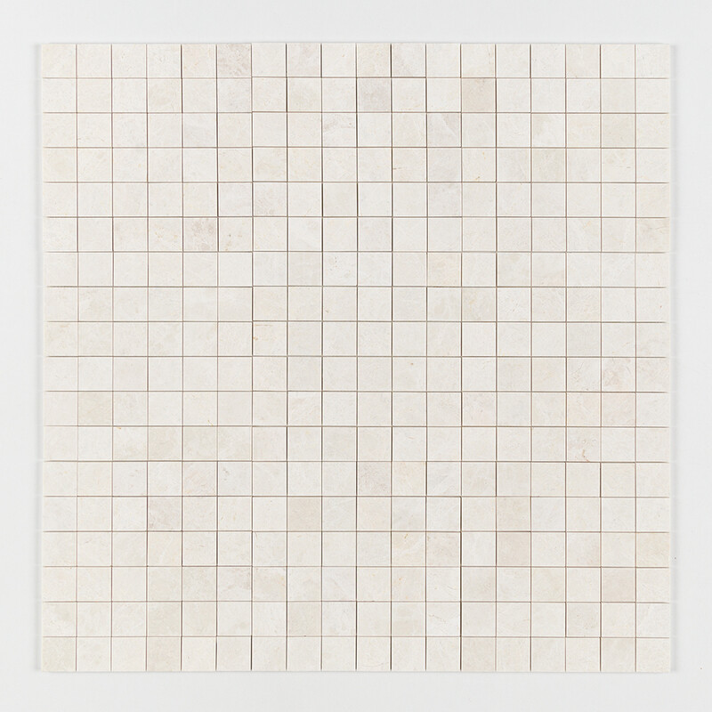 Vanilla Honed 2x2 Marble Mosaic | 12x12x3/8 | Marble Kitchen Backsplash