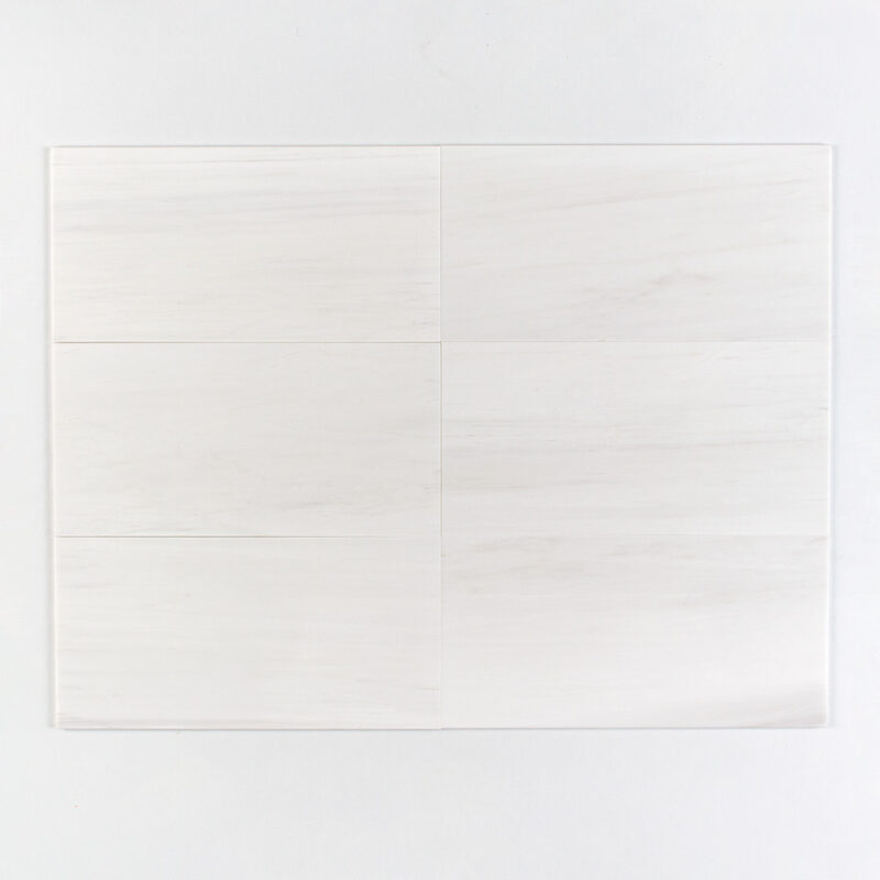Snow White Polished Marble Tiles 12x24