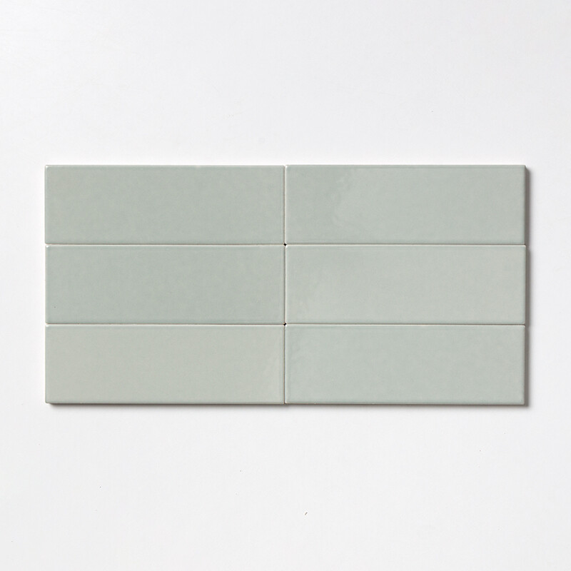 Cold Glossy Ceramic Tile | 4x12x3/8 | Green Ceramic