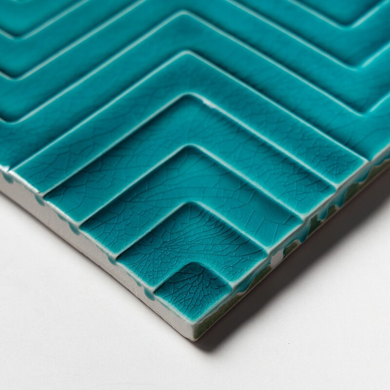 Nile Glossy Ceramic Tile | 6×6 | Ceramic Backsplash