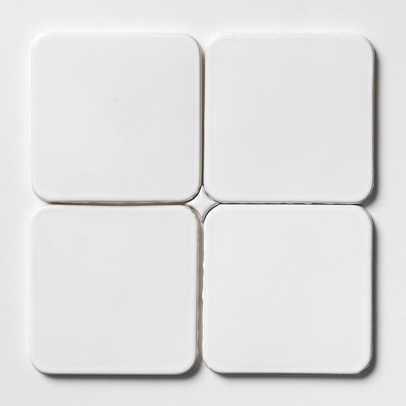Ice Glossy Halo Ceramic Tiles 6x6