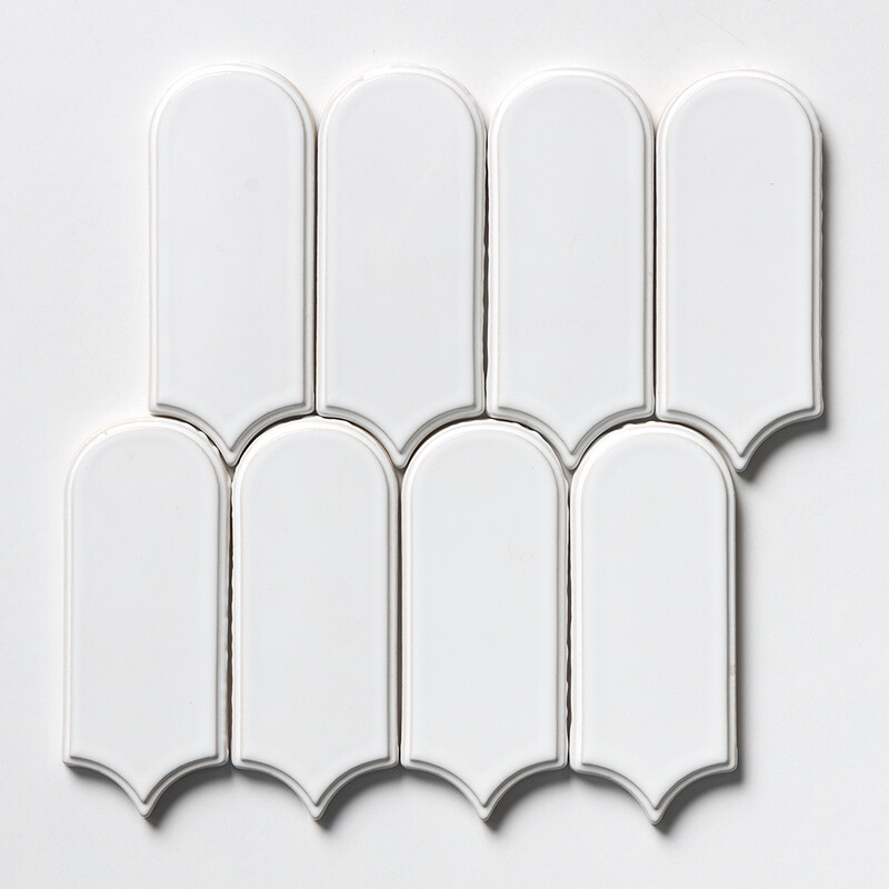 Ice Glossy Clara Ceramic Tiles 2 1/2x6