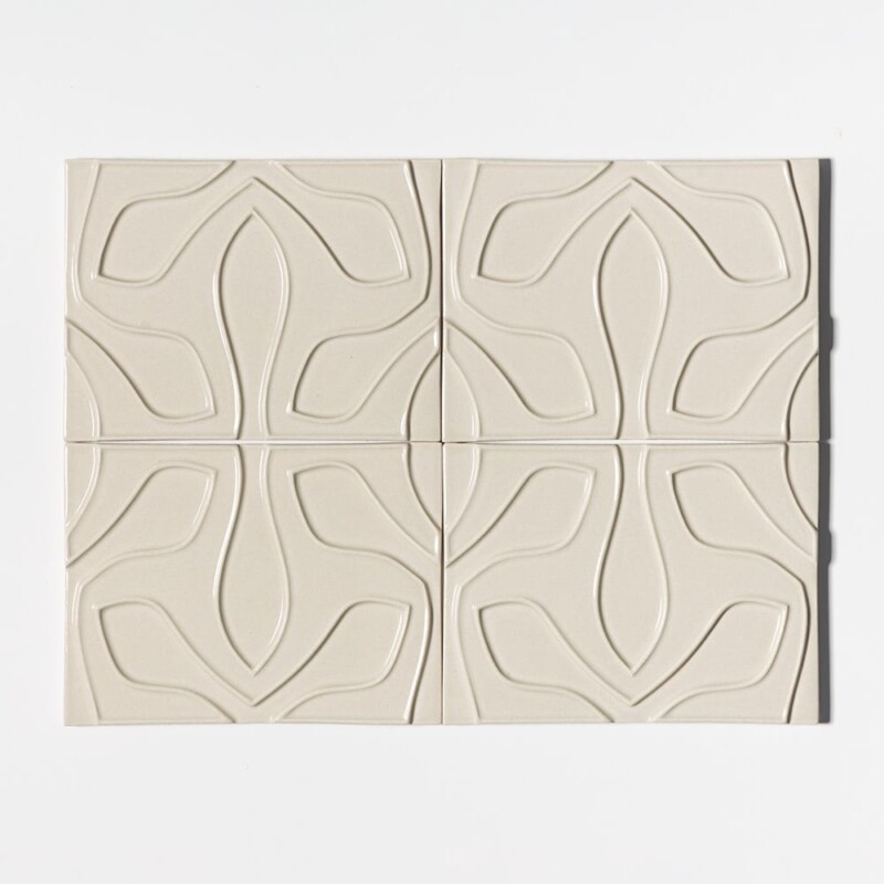 Winter Clay Glossy Tioma Ceramic Accent Tiles 6x8