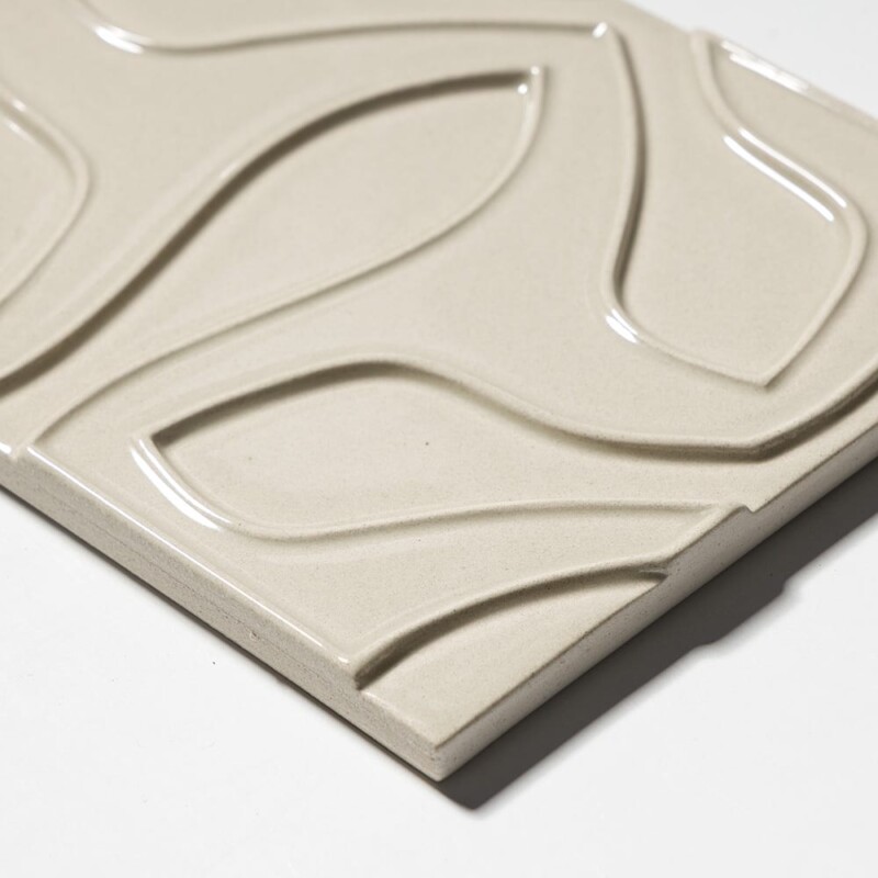 Winter Clay Glossy Tioma Ceramic Accent Tiles 6x8