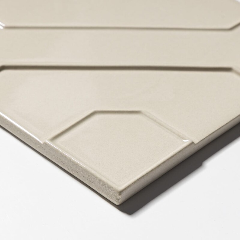 Winter Clay Glossy Kodye Ceramic Accent Tiles 8x8