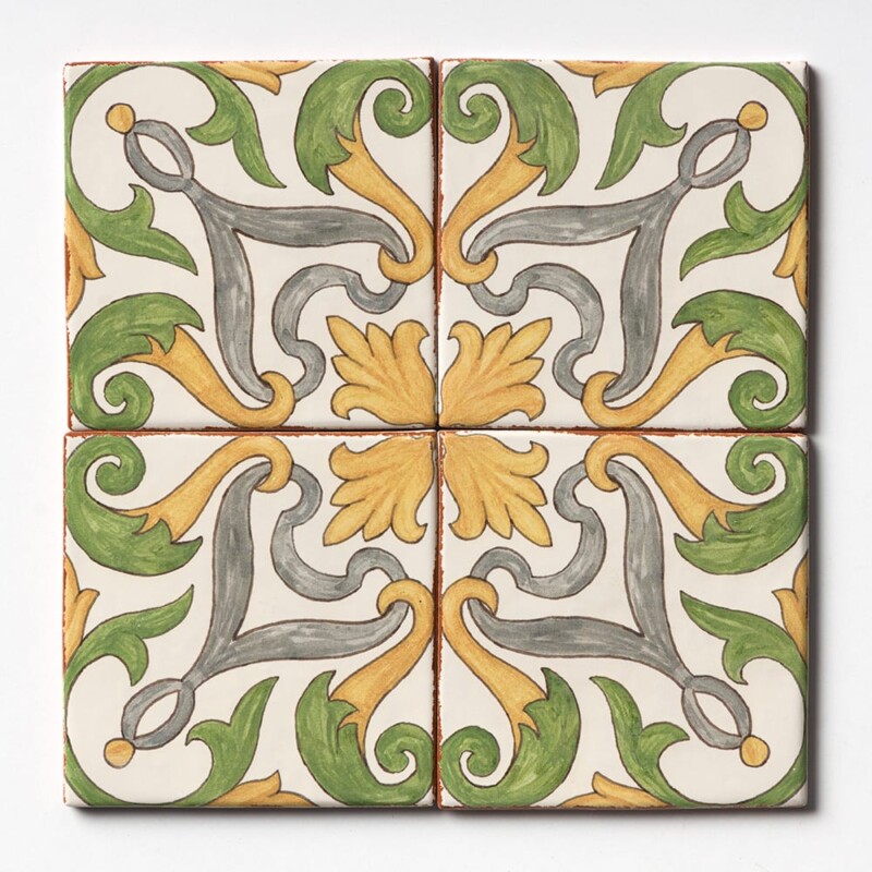 Tavira Matte Glazed Terracotta Tiles 6x6