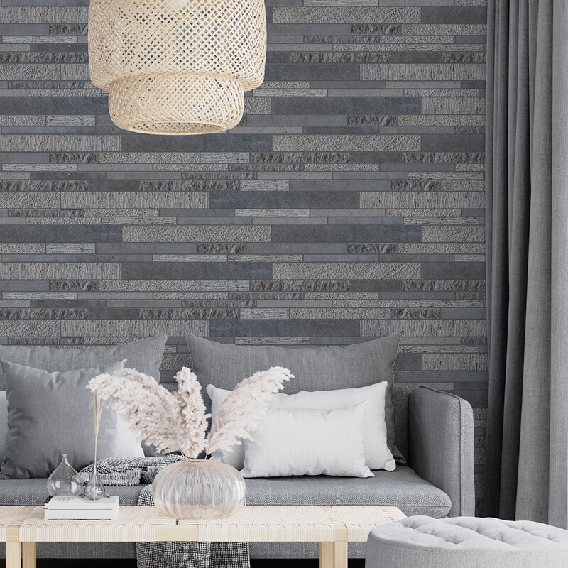 Basalto Multi Finish Split Face Basalt Mosaics 12x12