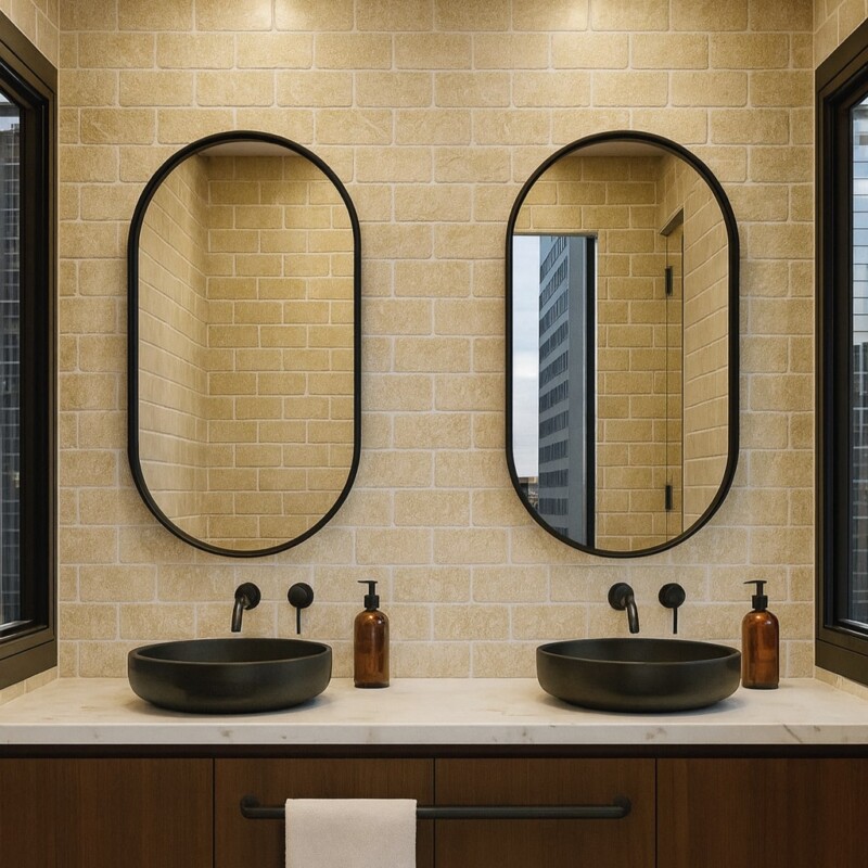 Diana Royal Tumbled Marble Tile | 3x6 | Beige Marble Subway Tile