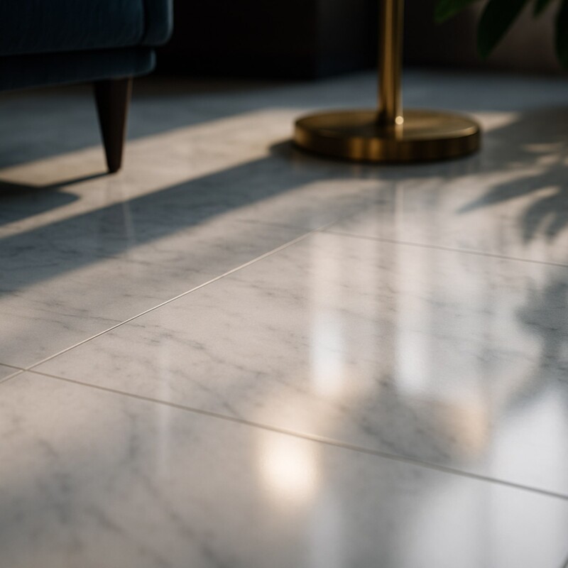 Avalon Polished Marble Tile | 24x24x3/8 | White Marble