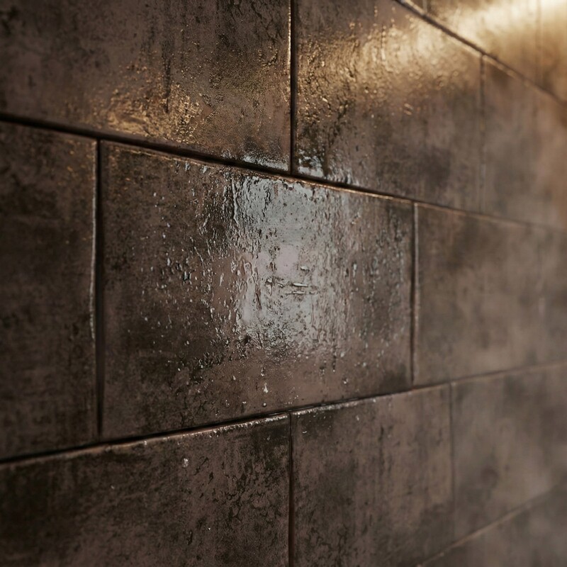 Bourbon Semi Matte Glazed Terracotta Tile | 4×8 | Terracotta Backsplash