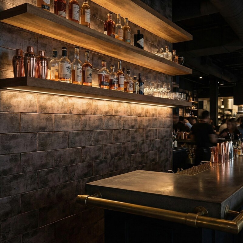 Bourbon Semi Matte Glazed Terracotta Tile | 4×8 | Terracotta Backsplash