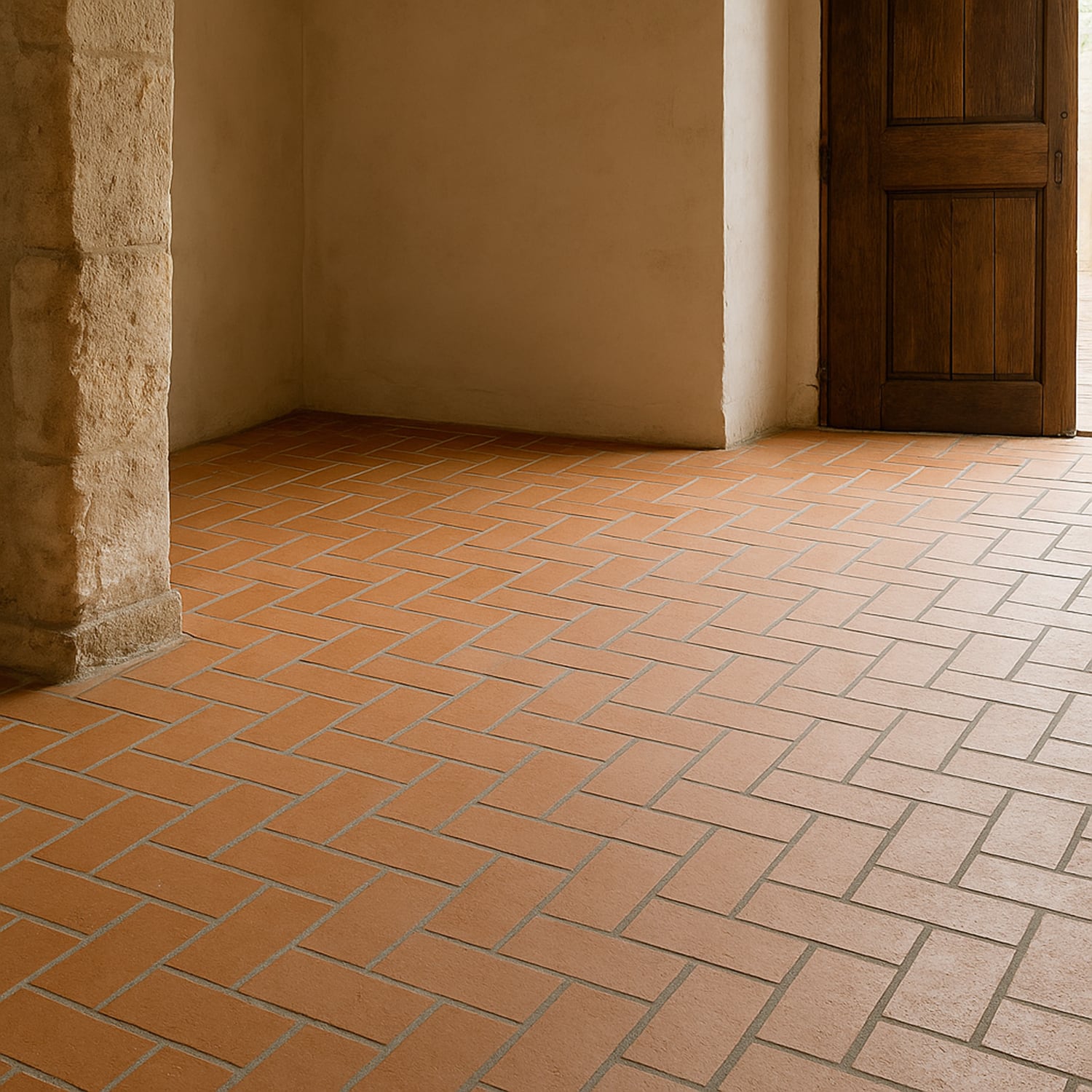 Sunrise Natural Hand Pressed Terracotta Tile 3×6 | Country Floors of ...