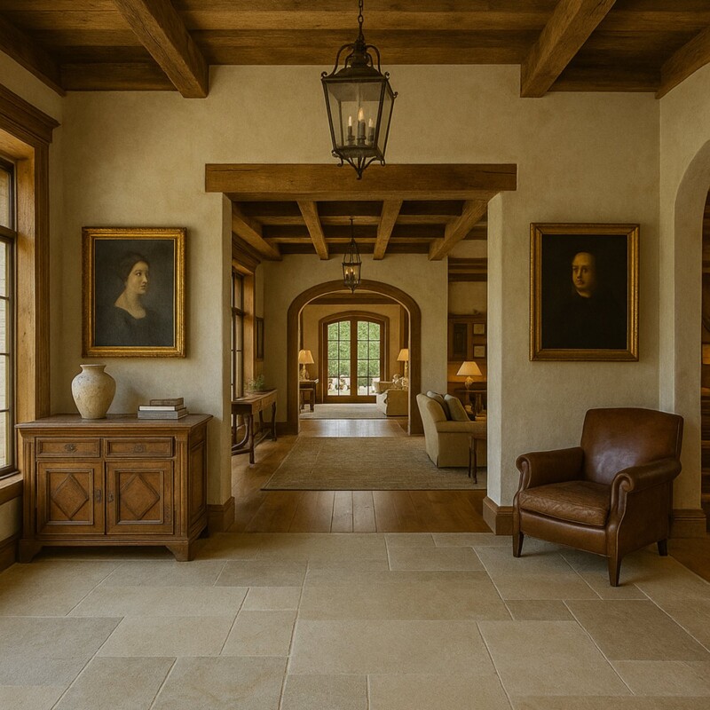 Vieux Patrimoine Beige Brushed Versailles Pattern Limestone Patterns ...