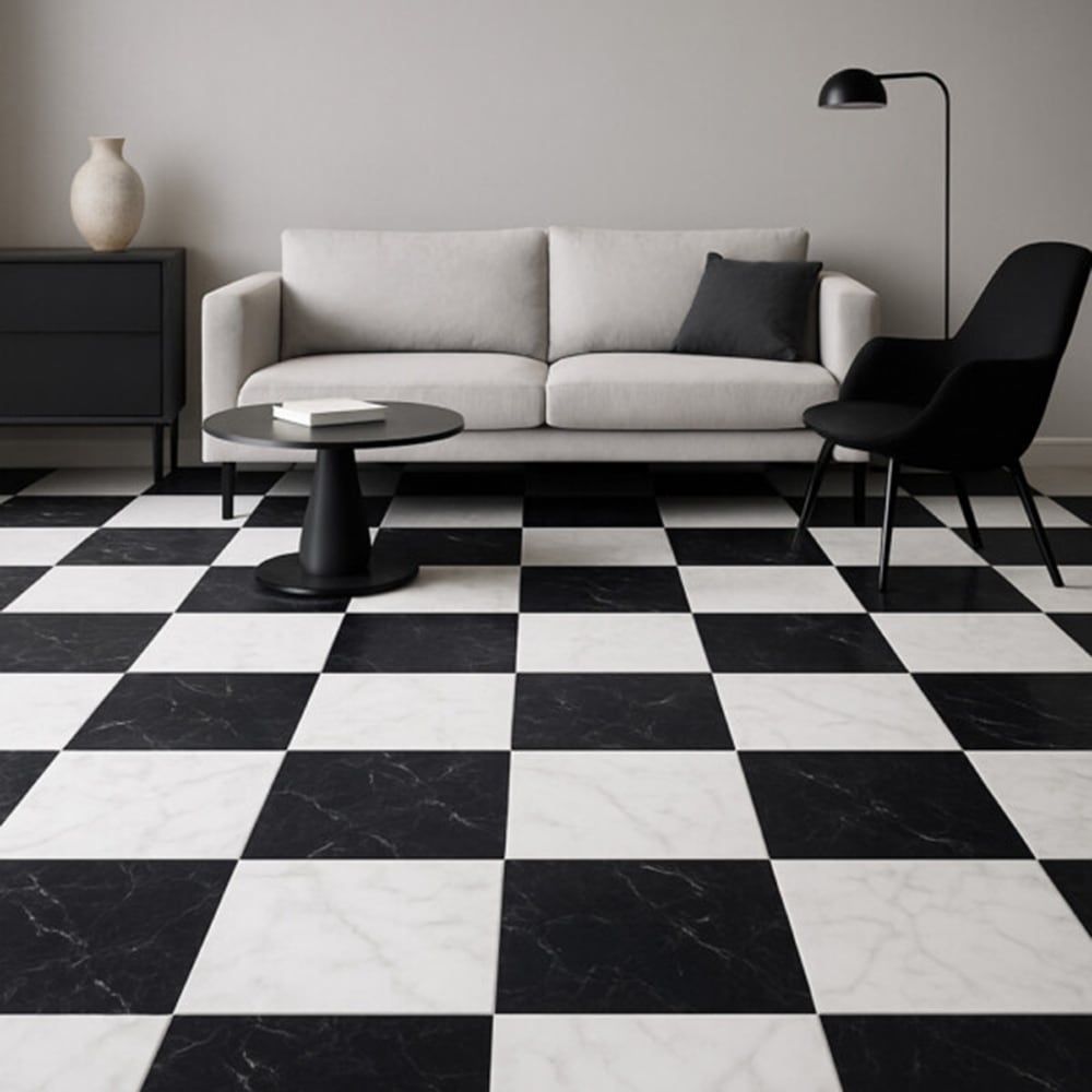 Checkerboard Marble | Country Floors of America LLC.