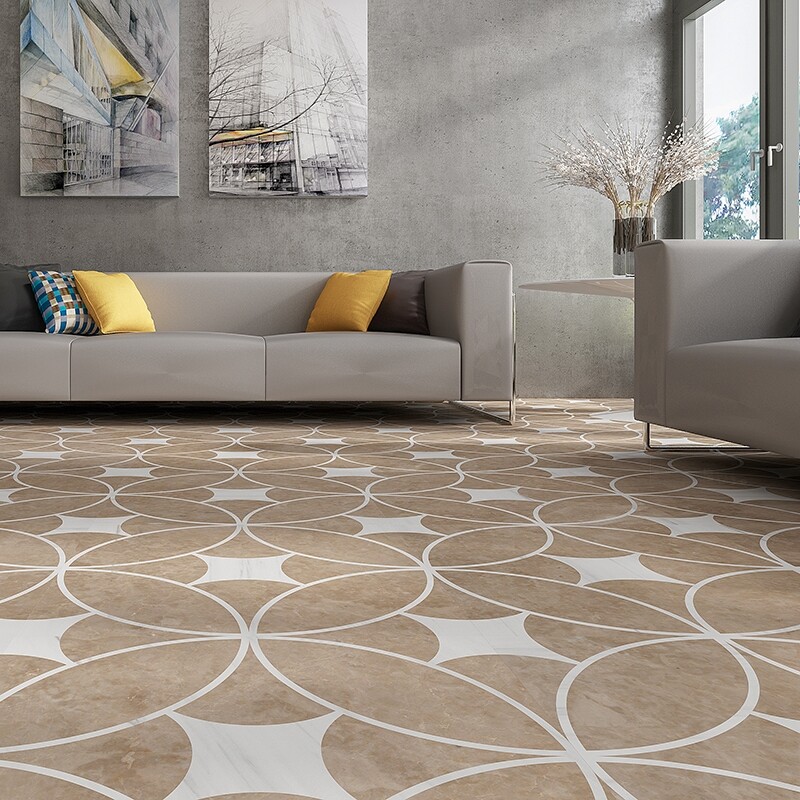 Graceful Folium Marble Tile | Marble Floor Tile 24×24 | Country Floors