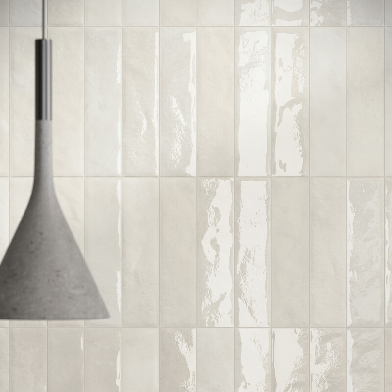 Cera Bianco Matte Glazed Porcelain Tile | 2x9 | Glazed Porcelain Tile