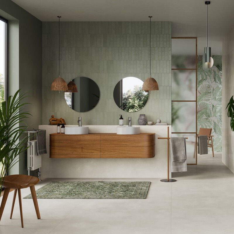 Cera Verde Matte Glazed Porcelain Tile | 2x9 | Glazed Porcelain Tile