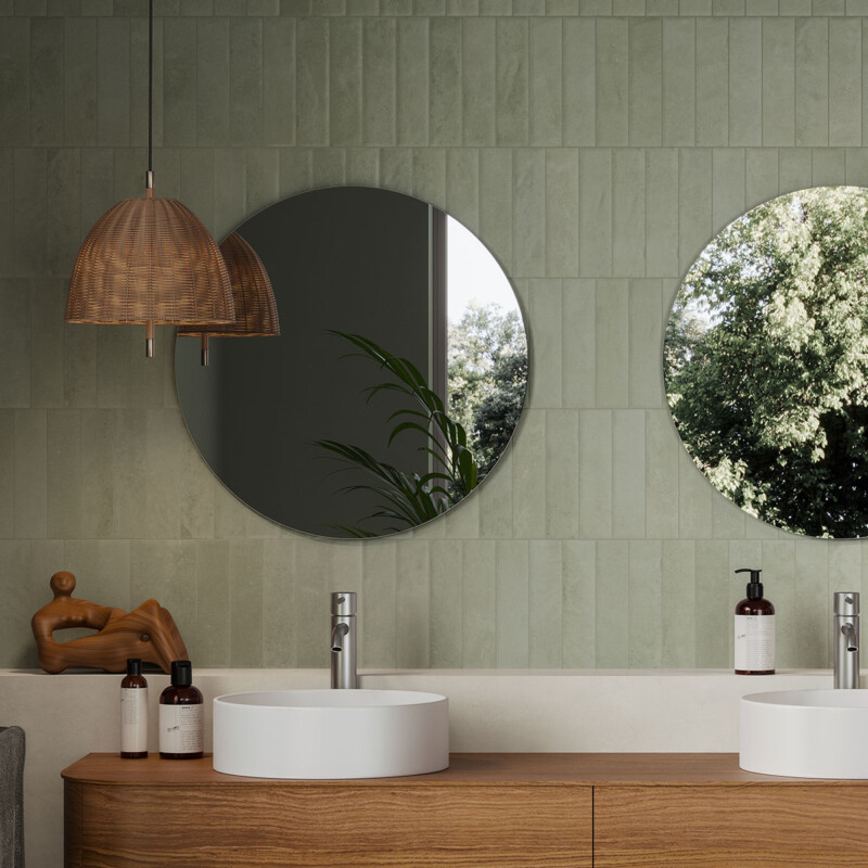 Cera Verde Matte Glazed Porcelain Tile | 2x9 | Glazed Porcelain Tile