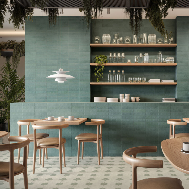 Cera Verde Forest Matte Glazed Porcelain Tile | 2x9 | Glazed Porcelain Tile