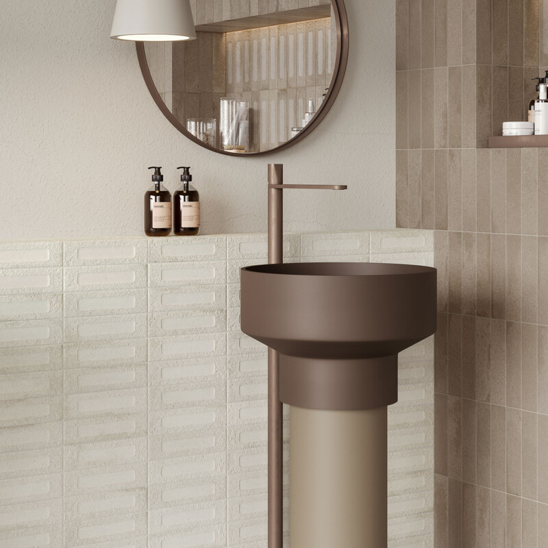Fornace Bruno Bistro Matte Brick Glazed Porcelain Tile | 2x9 | Glazed ...