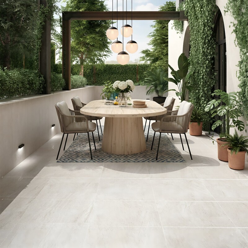 Snow Matte Porcelain Tiles 24x24