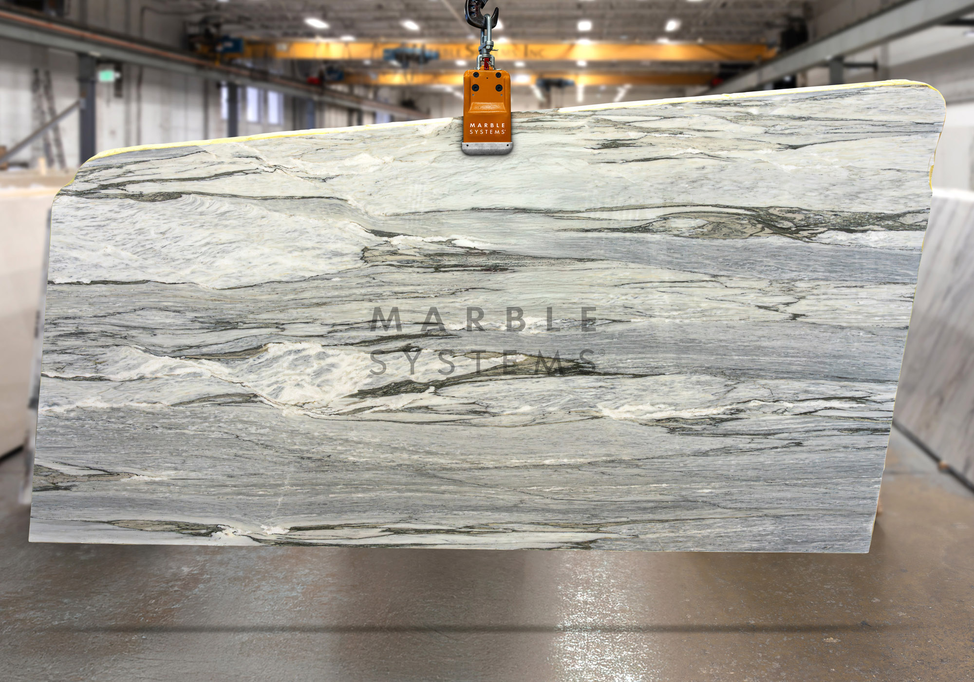 Calacatta Apuano Polished Marble Slab Random