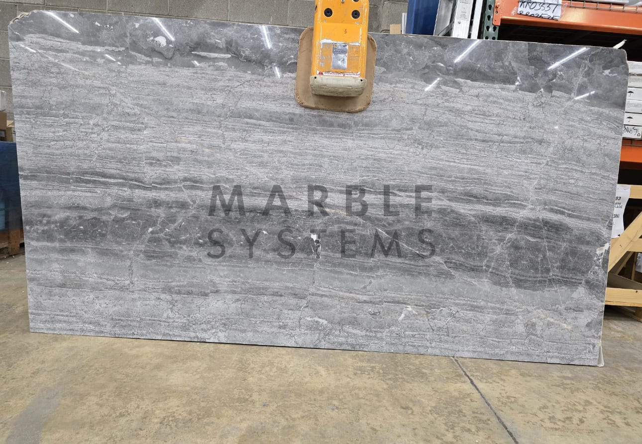 Haisa Black Polished Marble Slab Random | Country Floors of America LLC.