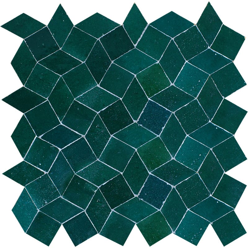 Let Nature In With The Green Wall Trend | Green Tiles